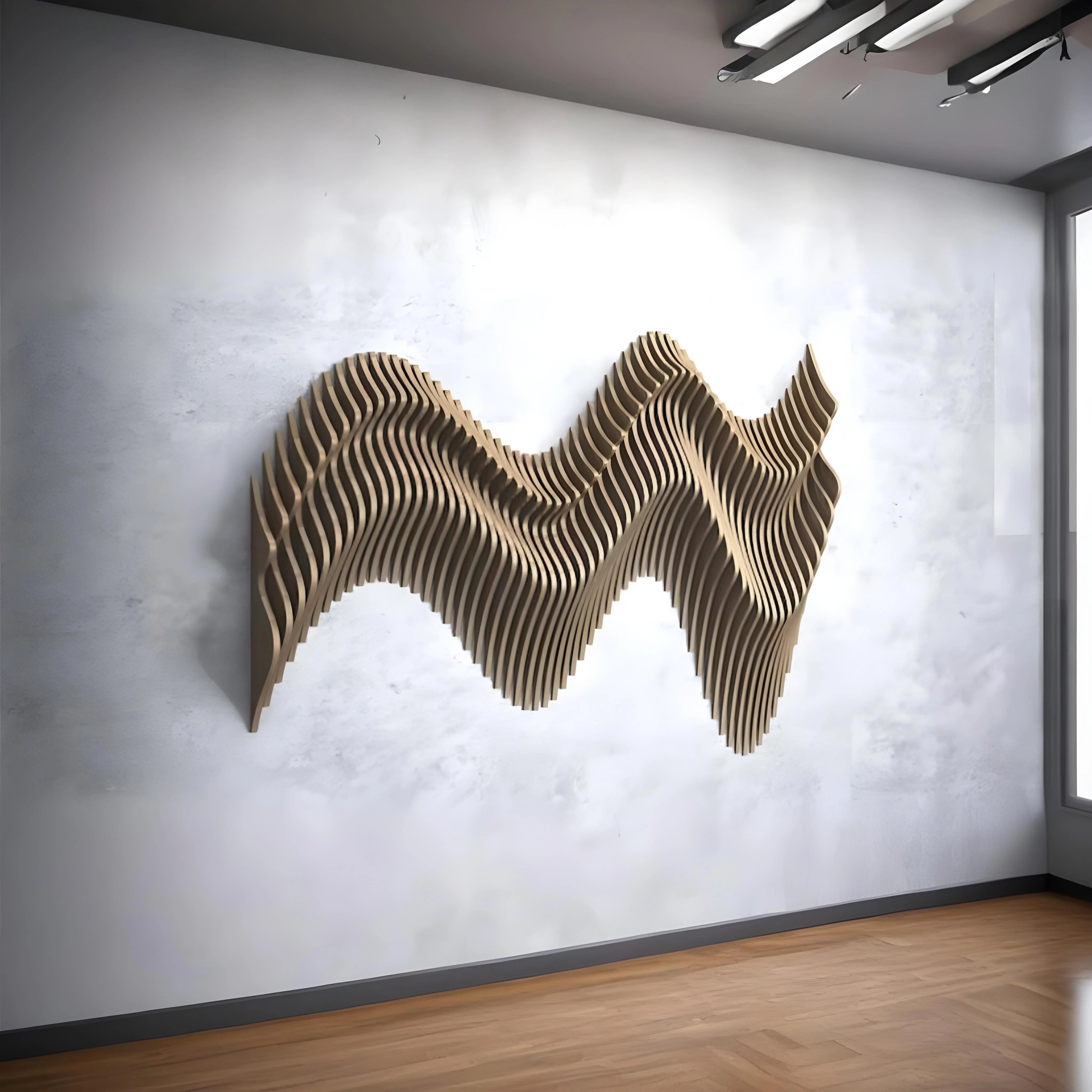 Ocean Wavelength Parametric Wall Art – Kalatri